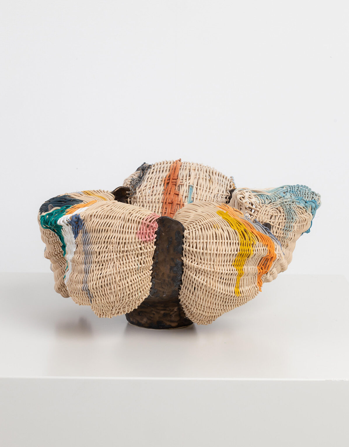 These Epically-Scaled, Hand-Painted Baskets Fuse Painting, Weaving, and ...