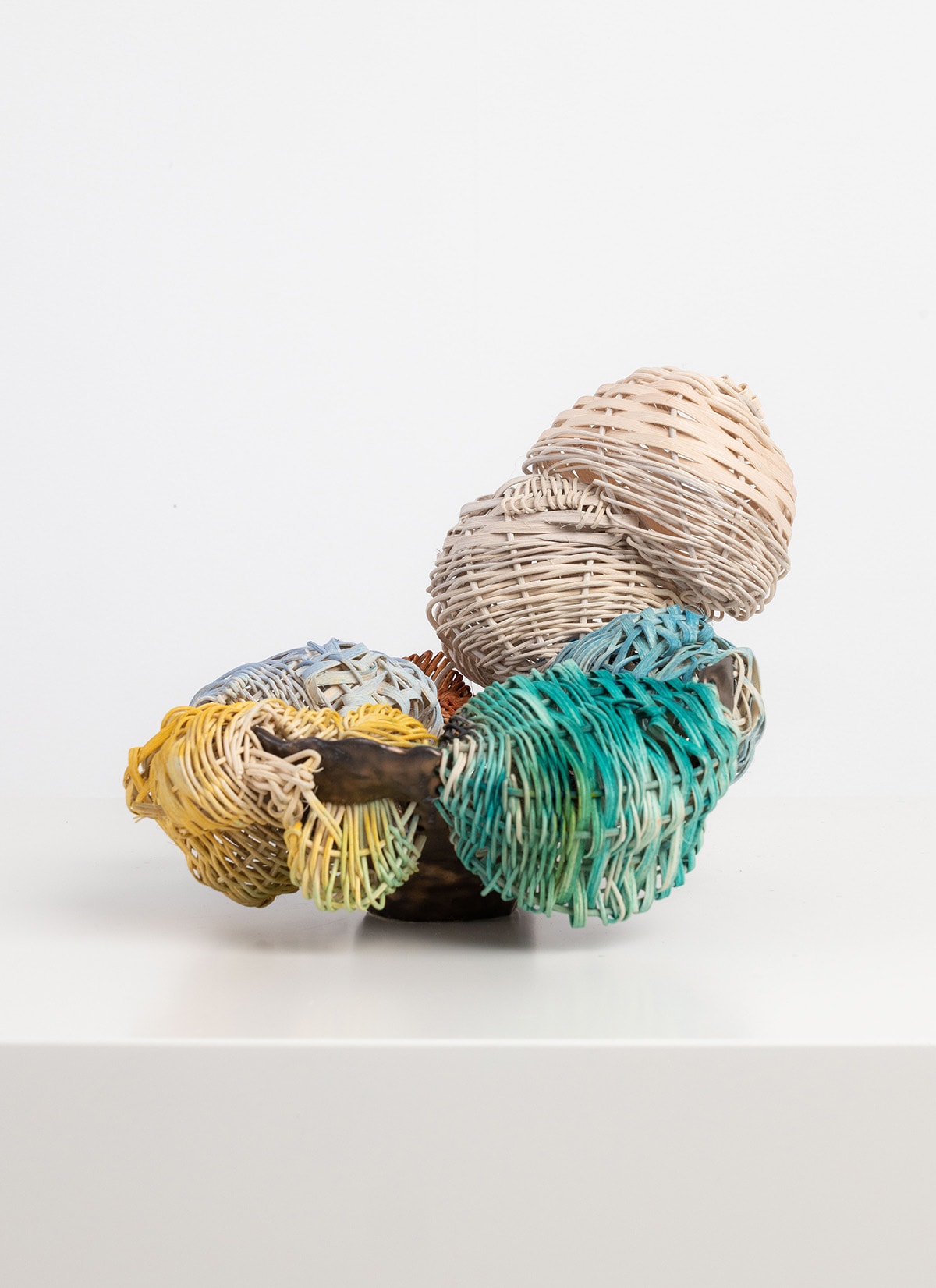 These Epically-Scaled, Hand-Painted Baskets Fuse Painting, Weaving, and ...