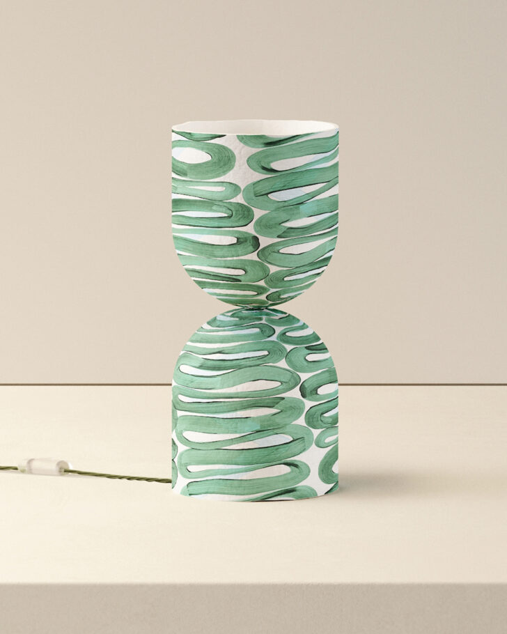 These Modular, Recycled Paper Pulp Lamps are a Mashup of Modernism and ...