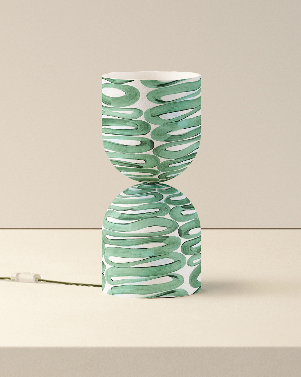 These Modular, Recycled Paper Pulp Lamps are a Mashup of Modernism and ...