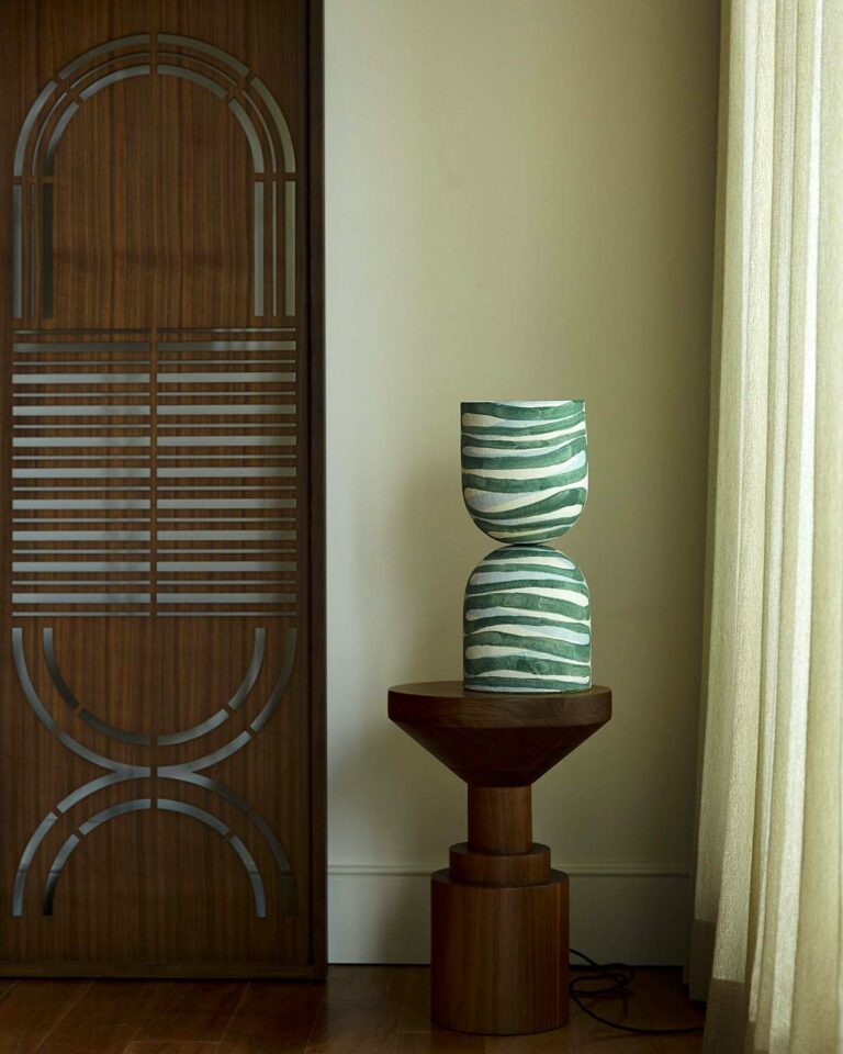 These Modular, Recycled Paper Pulp Lamps are a Mashup of Modernism and ...