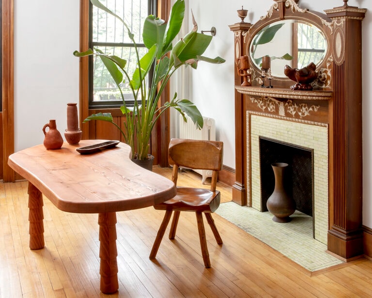 A 1920s Brooklyn Brownstone Offers the Perfect Backdrop for Kim ...