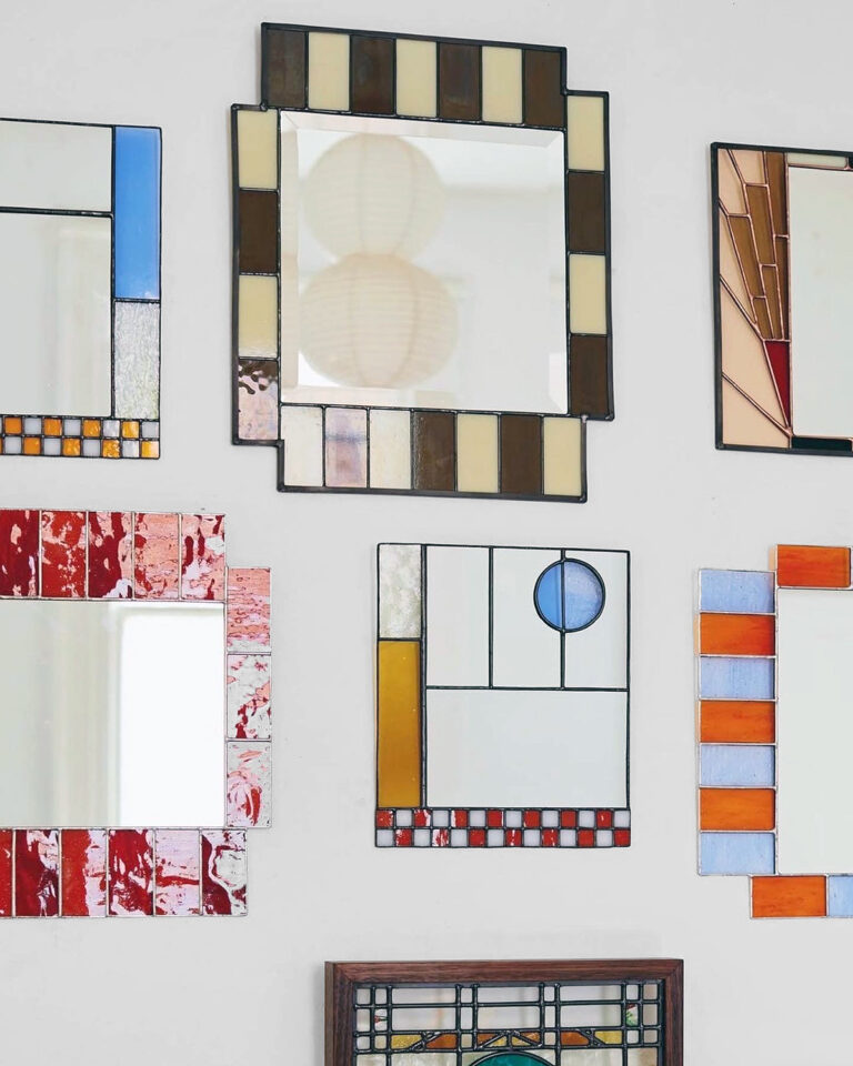 These Stained Glass Mirrors Are a Little Bit Art Deco, a Little Bit ...