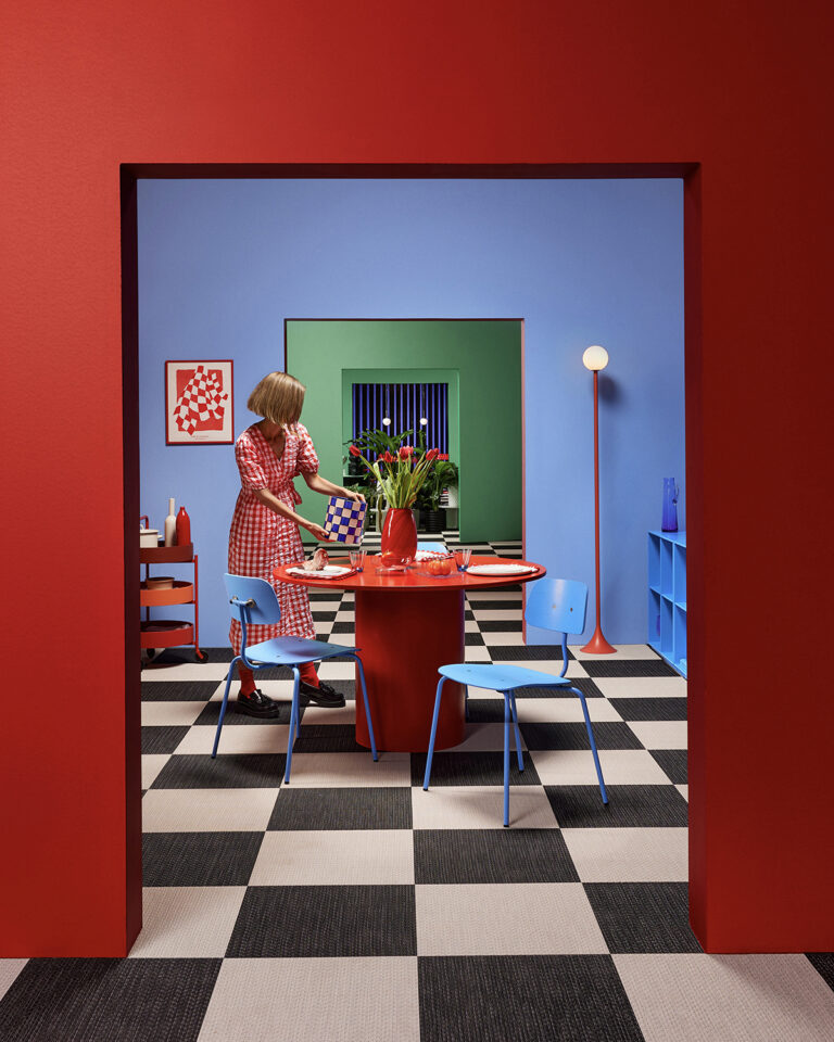 A Color-Blocked Exhibition By the Swedish Queen of Color - Sight Unseen