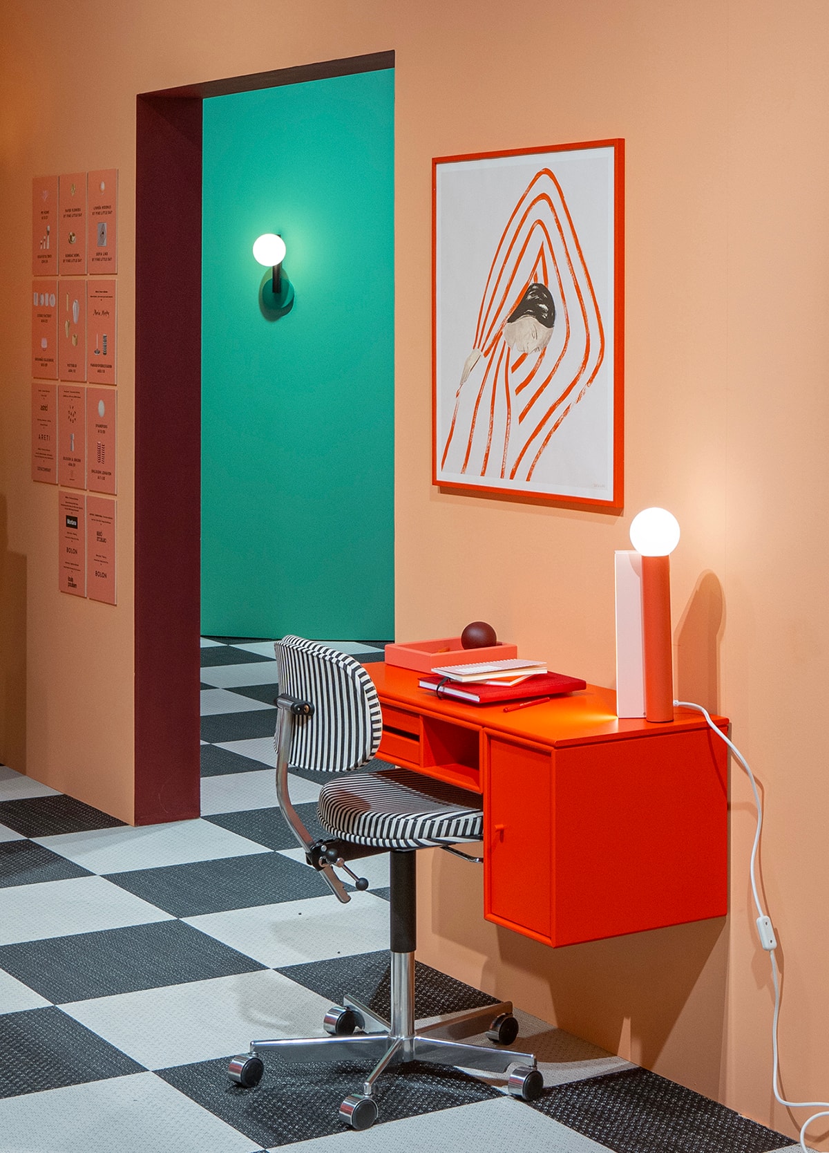 A Color-Blocked Exhibition By the Swedish Queen of Color - Sight Unseen