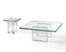 Berg Coffee Table + Berg Side Table Table by John Pawson - Sight Unseen