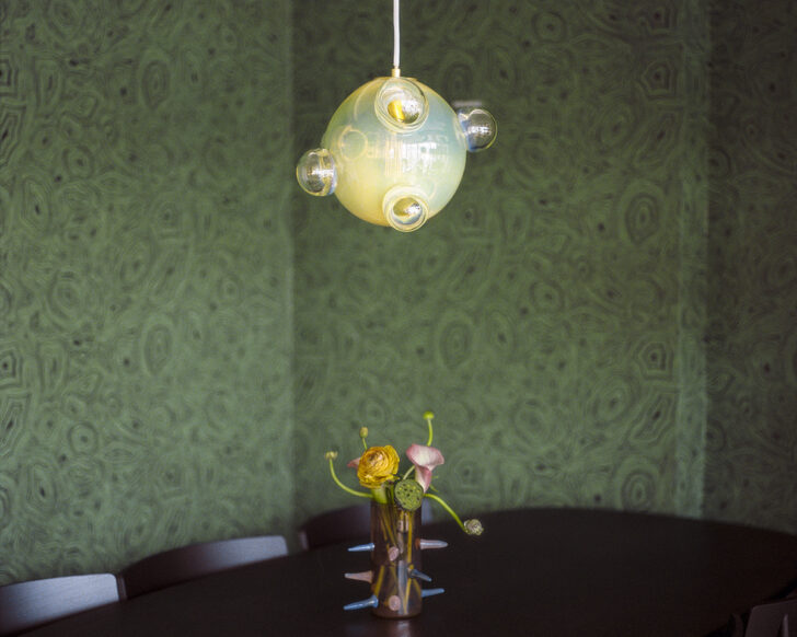 This Spiky, Globular Blown-Glass Lighting Benefits Marginalized ...