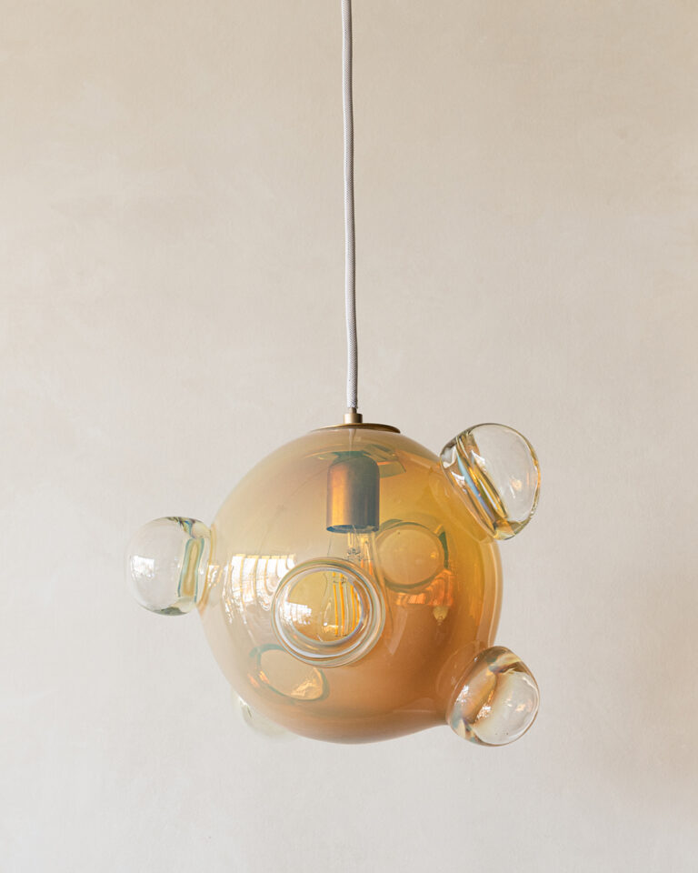 This Spiky, Globular Blown-Glass Lighting Benefits Marginalized ...