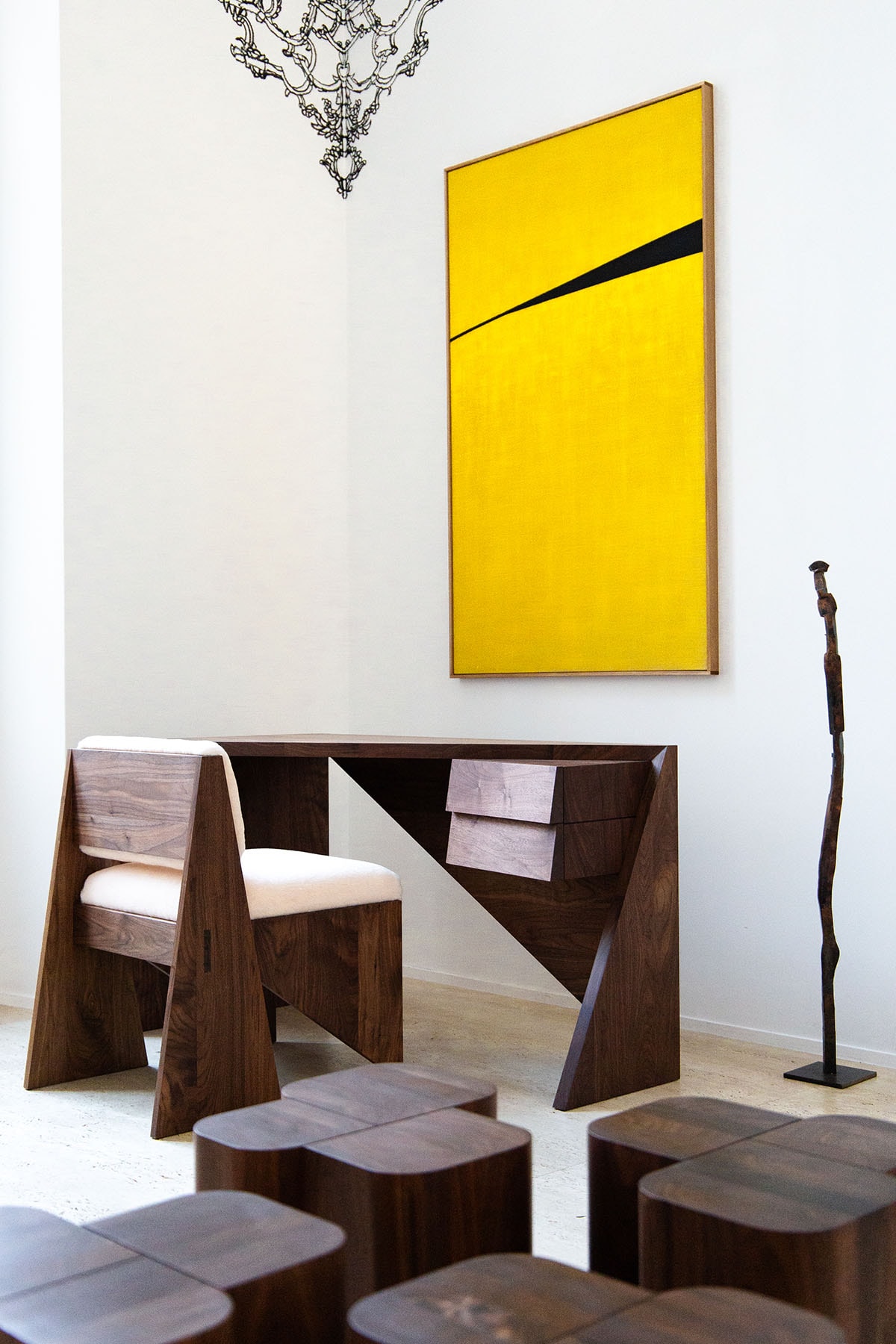 Deneb Desk, Altair Chair and Aries Side Table by Anthony Guerree for De ...