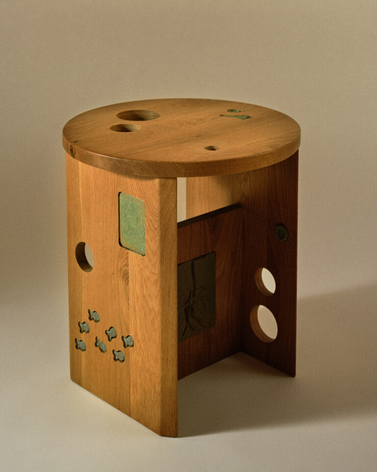 At the New Brooklyn Museum Café, 10 Stools by 10 Designers, Reminding Us of the Borough They ...